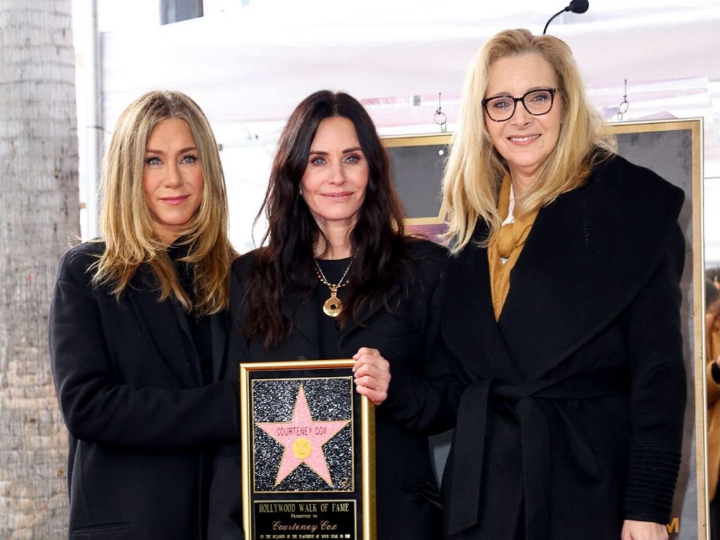 Courteney Cox recibió su estrella en el Paseo de la Fama junto a sus ...
