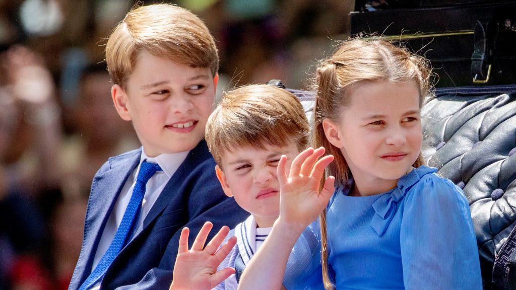 Este será el rol de George, Charlotte y Louis en la Coronación de ...