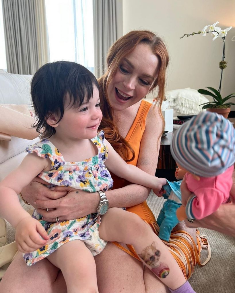 Lindsay Lohan Presume Su Embarazo Por Primera Vez En Instagram Revista Velvet