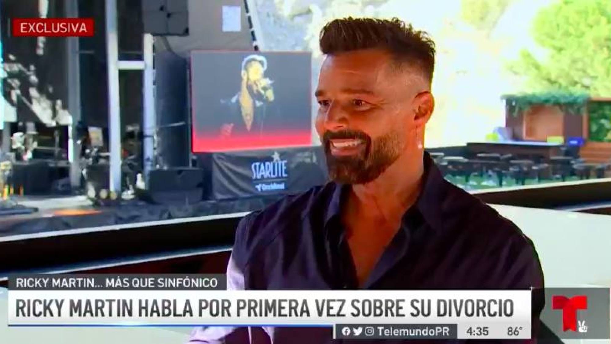 Ricky Martin habla sobre su divorcio y la nueva relación con su ex