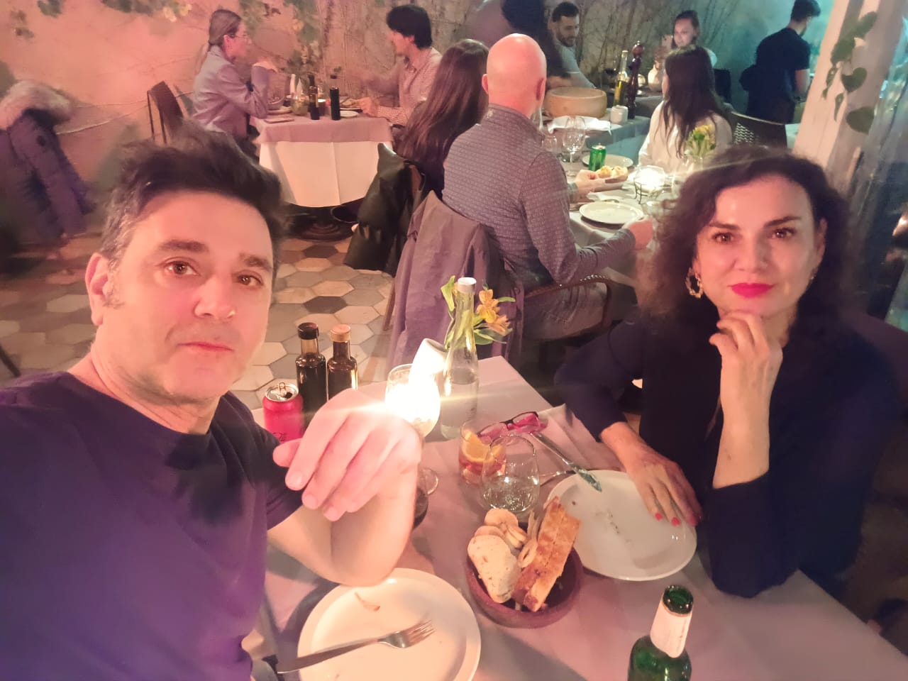 Así comenzó el amor entre Berta Lasala y su pareja Cristián Vial ...